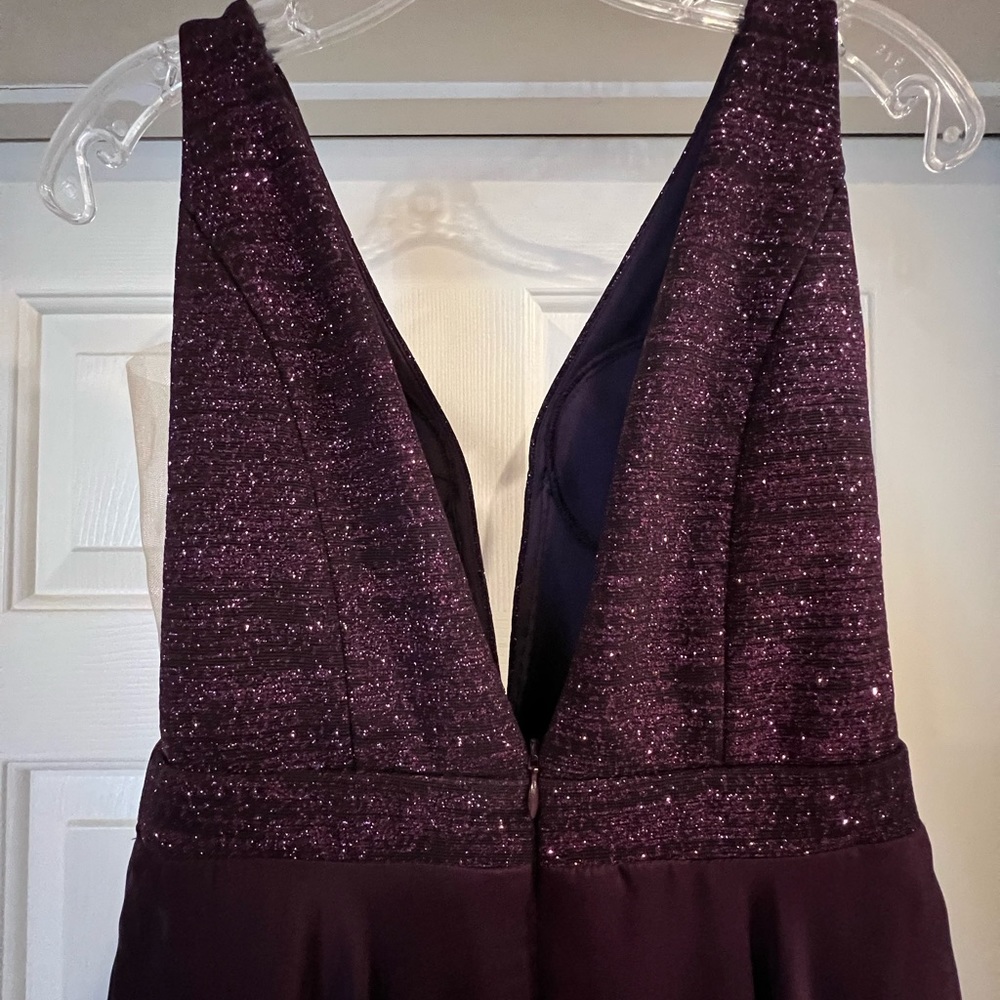 Jovani Deep Purple Formal Prom Gown - Gem